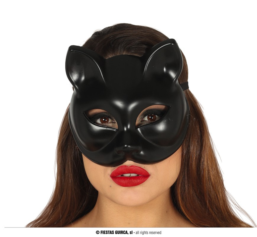 Maska czarna Kotka, dla dorosłych - Be Art
