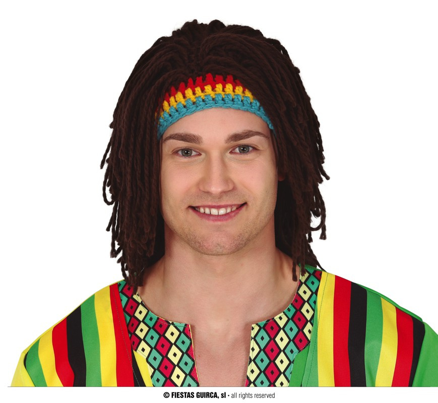 Peruka męska Rasta z dredami - Be Art